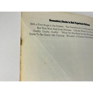 Other | The Doonesbury Chronicles By Gb Trudeau Vintage 1975 Soft Cover ...